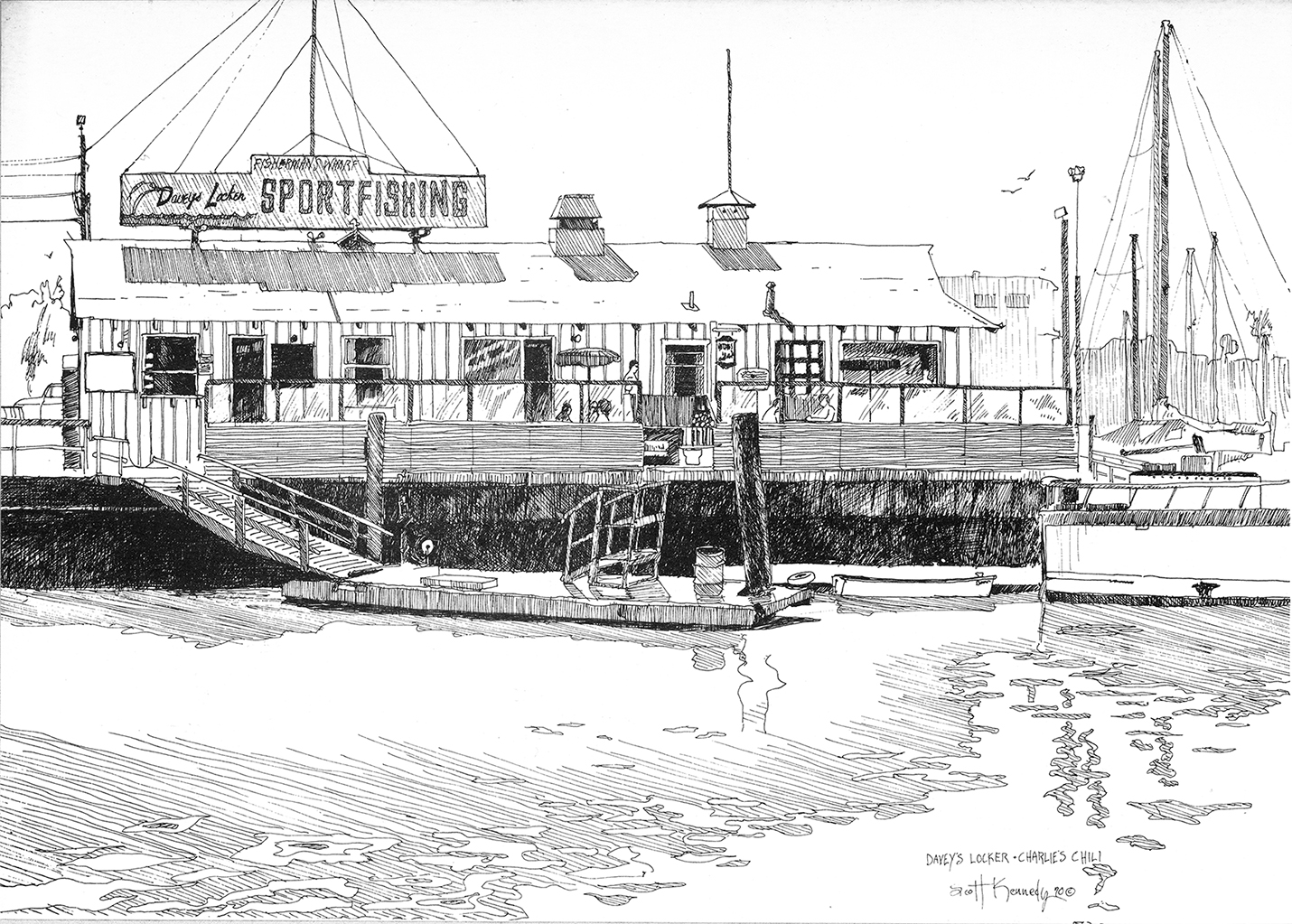 Original Charlie S Chili Art By Scott Kennedy