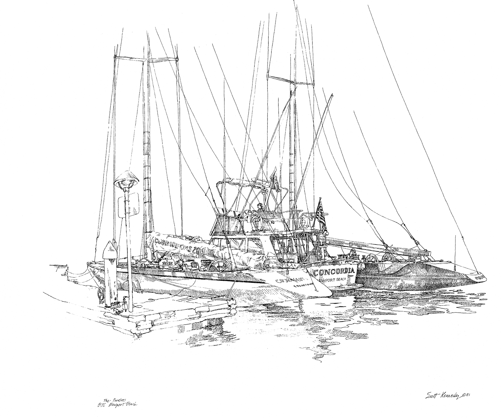 The Twelve Meters at the BYC – Art by Scott Kennedy